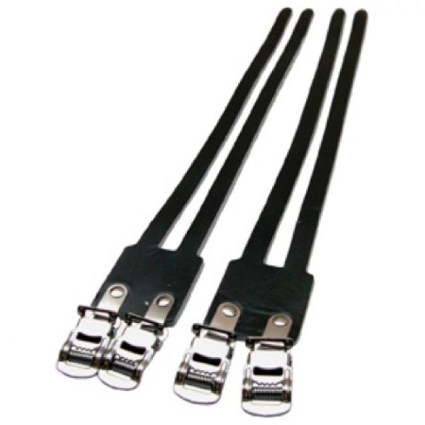 Leather Double Toe Straps Black | Toe Clips & Straps | SALE - Bicycle Store