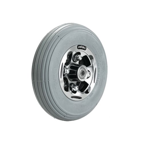 200 X 50 Alloy Primo Castor Wheel, with Foam Filled Grey Tyre | The ...