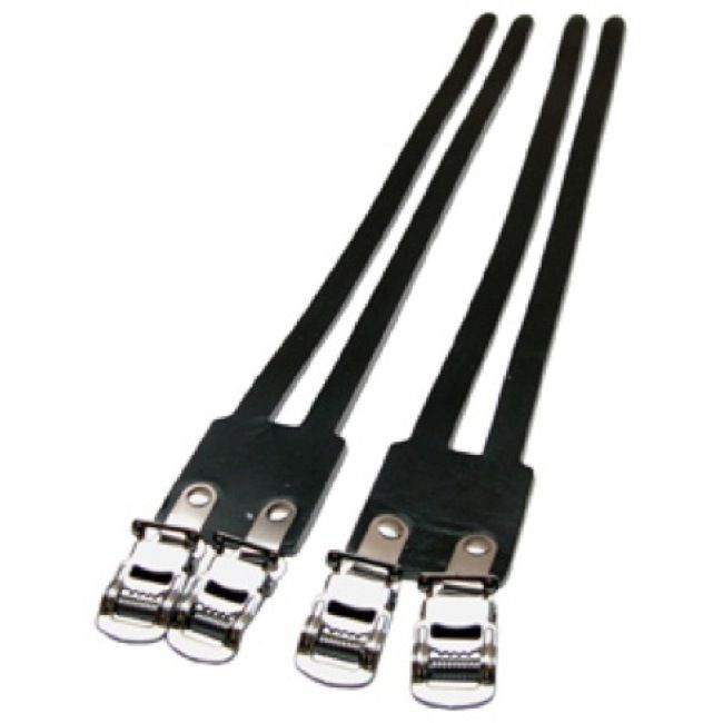 Leather Double Toe Straps Black | Toe Clips & Straps | SALE - Bicycle Store